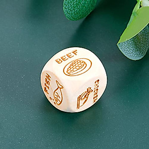 Valentines Day Gifts for Him Her Kid Women Men Funny Foodie Decision Dice for Couple Cook Chef Hostess Girlfriend Christmas Stocking Stuffer for Adults Wife Mom Date Night Wedding Anniversary Birthday