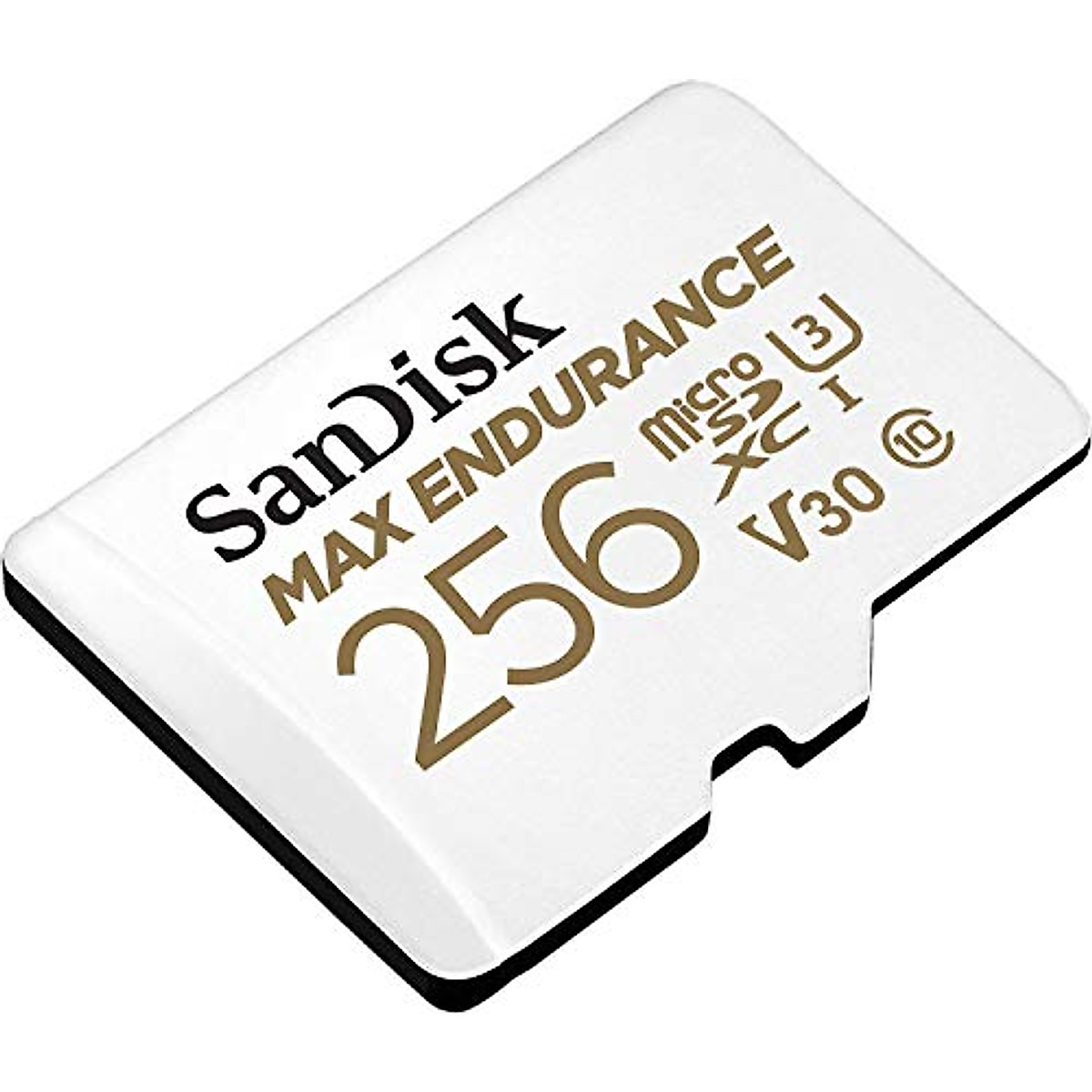 SanDisk 256GB MAX Endurance microSDXC Card with Adapter for Home Security Cameras and Dash cams - C10, U3, V30, 4K UHD, Micro SD Card - SDSQQVR-256G-GN6IA