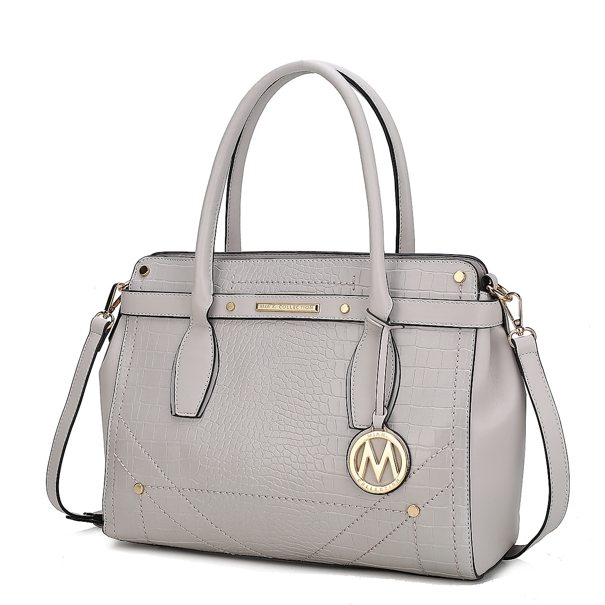 MKF Collection Satchel Bag for Women’s, Crossbody Tote Handbag Top-Handle Purse