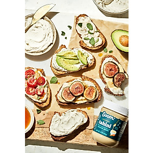 Soom Foods Ground Sesame Tahini Paste 11oz (2 Pack) | Silky Smooth Texture in Hummus, Dips, Salad Dressings | Vegan, Nut-Free, Gluten-Free, Kosher, Keto, Paleo, Whole30