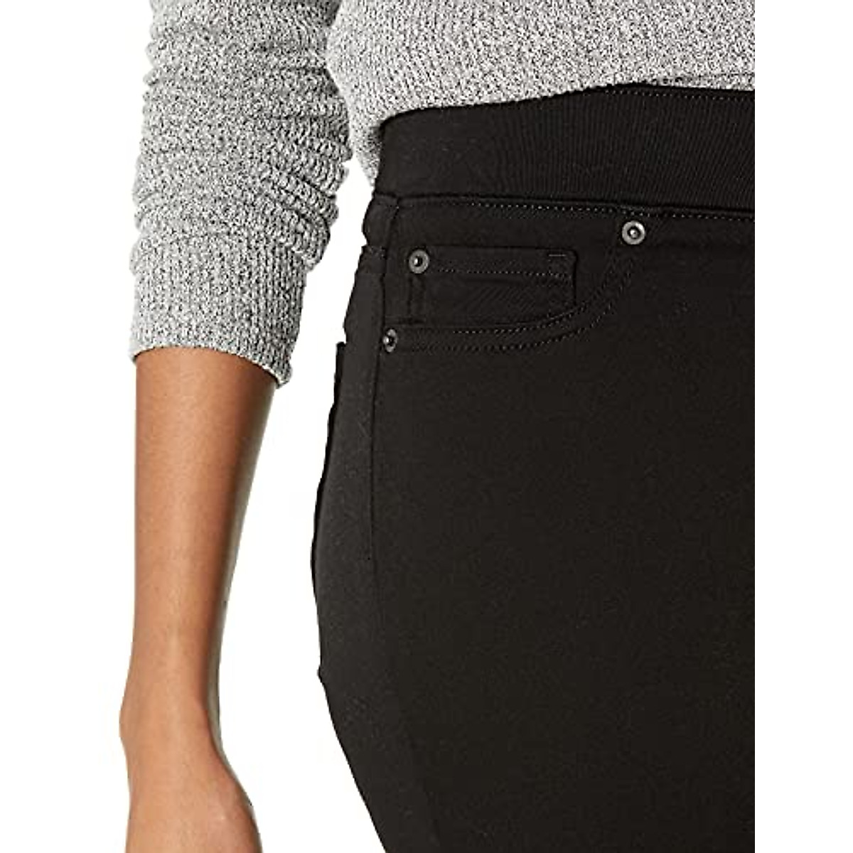 Amazon Essentials Women's Stretch Pull-On Jegging (Available in Plus Size), Black, 0 Short