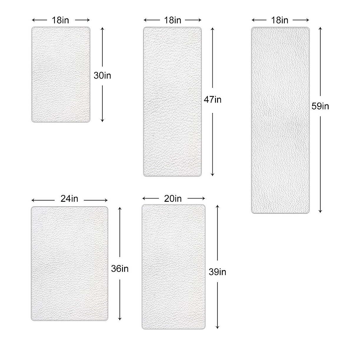 Anti-Fatigue Kitchen Mat- Dog Paw Print Durable Soft All-Purpose Doormat Standing Mat Bathroom Rugs, Stain Resistant and Comfort- 18" x 30"