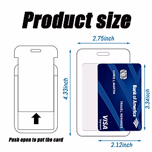 Retractable Badge Holder, with Carabiner Scroll Clip and Keychain, Vertical ID Card Badge Holder, Cute and Fashionable Design Snow Leopard, Badge Holder for Office, Nurse, Teacher（Snow Leopard）