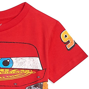 Disney Pixar Cars Lightning McQueen Tow Mator Toddler Boys 3 Pack T-Shirts 4T