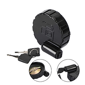 Frezon Fuel Tank Cap with Keys Diesel Cover Fit for JCB Loader Backhoe Models 1CX, 2CX, 2CXL, 3C, 3CX, 3CX Sitemaster, 3CX-4WD Turbo, 3DX, 4C, 4CX, 4DX, and MINI CX # 123/05892, 331/33064, 331/45908