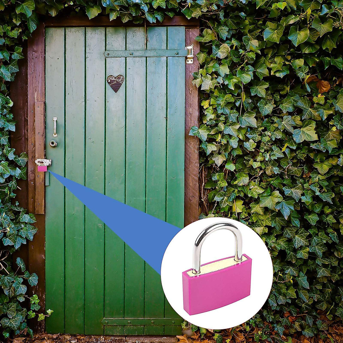 Heavy Duty 42mm Key Lock - 2 Pack Pink Padlocks