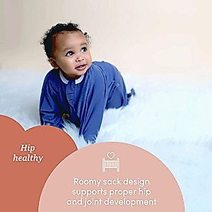 SleepingBaby Zipadee-Zip Transition Swaddle - Baby Sleep Sack with Zipper Convenience - Roomy Baby Wearable Blanket for Easy Diaper Changes - ClassicBoy, Medium (6-12 Month) - 3 Pack