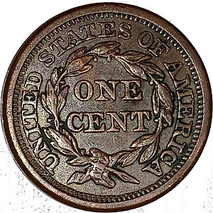 1839-1857 Braided Hair Large Cent by US Mint