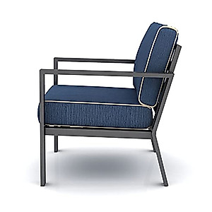 Creative Living Outdoor Furniture with 24x24 Inches Deep Seating Patio Cushions, Sofa, Charcoal