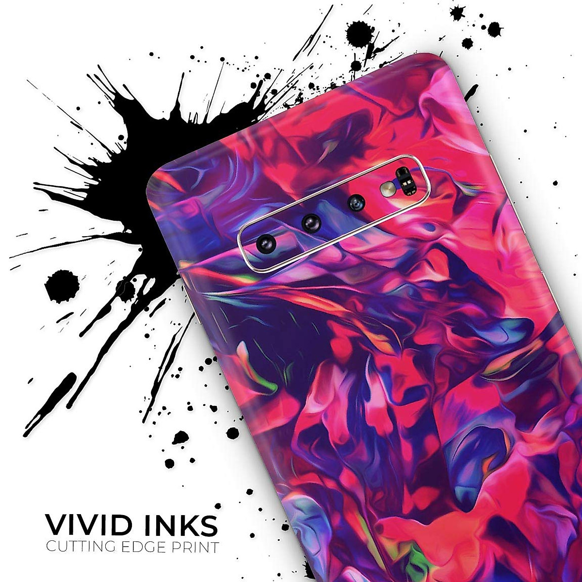 DesignSkinz Blurred Abstract Flow V20 Protective Vinyl Decal Wrap Skin Cover Compatible with The Samsung Galaxy S20 (Screen Trim & Back Glass Skin)