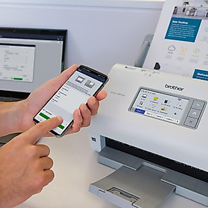 Brother ADS-4900W Professional Desktop Scanner with Fast Scan Speeds, Duplex, Wireless, and Large Touchscreen