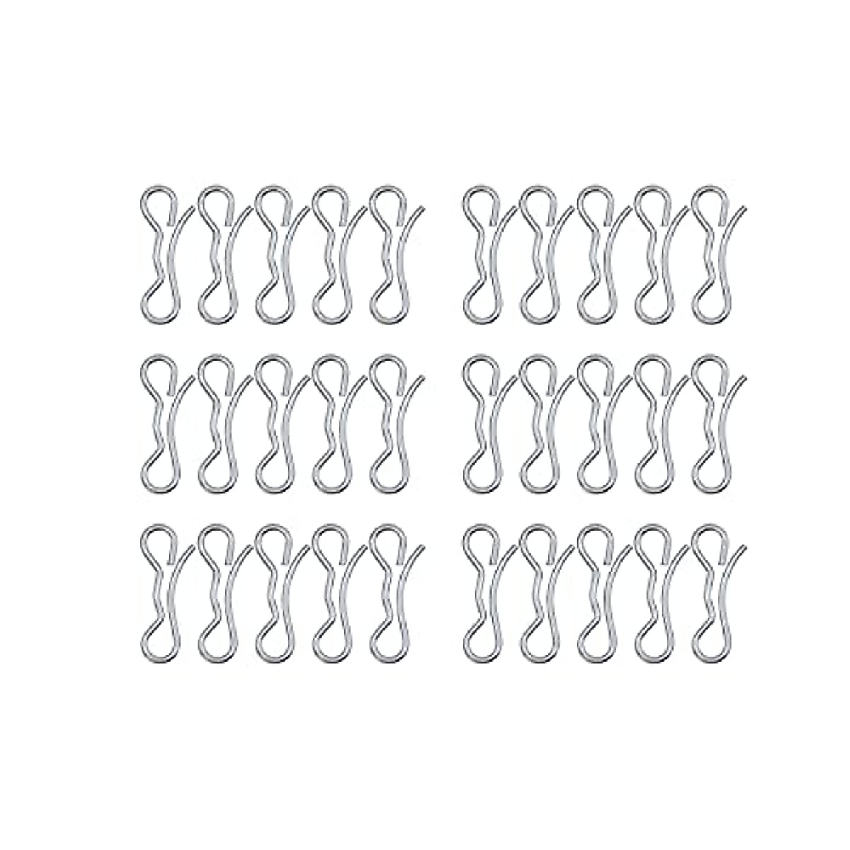HYYLU (30 Packs) 738-04124 Shear Pins & 714-04040 Cotter Pins, Fits for MTD Craftsman Cub Cadet Troy Bilt SnowBlowers 738-05273 Snow Throwers - 30 Pcs (1/4" x 1-5/8") Snowblower Shear Pins