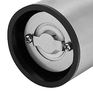 Pepper Mill,Stainless Steel Adjustable Coarseness Pepper Grinder for Black Pepper, Sea Salt and Himalayan Salt, Spice and Salt(Large)