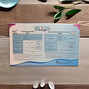 Comfydaya Safeshield Breastmilk Storage Bags (50 Count). Ready to Use. Presterilize, BPA Free, BPS Free, Leak Proof, Double Zipper, Self Standing, Super Strong and Food Grade Material Breast Milk Bag