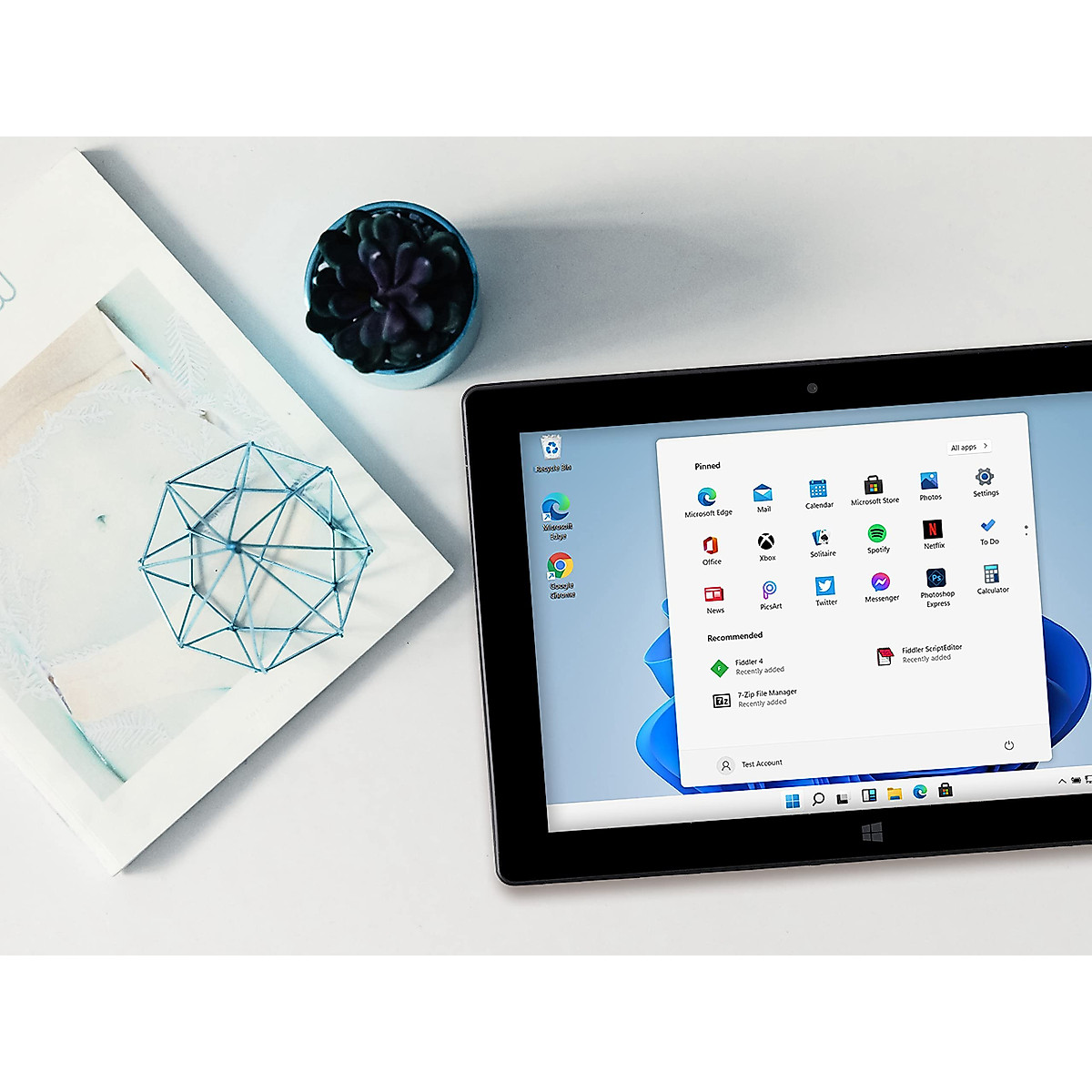 10.1" Windows 11 Full HD Tablet with Docking Keyboard - 2 in 1 Laptop / Ultra Slim Tablet PC - FWIN232 PRO S3, 8GB RAM, 256GB Storage, N4120 Quad-Core CPU, FHD (1920x1200), M.2 SATA Expandable Storage