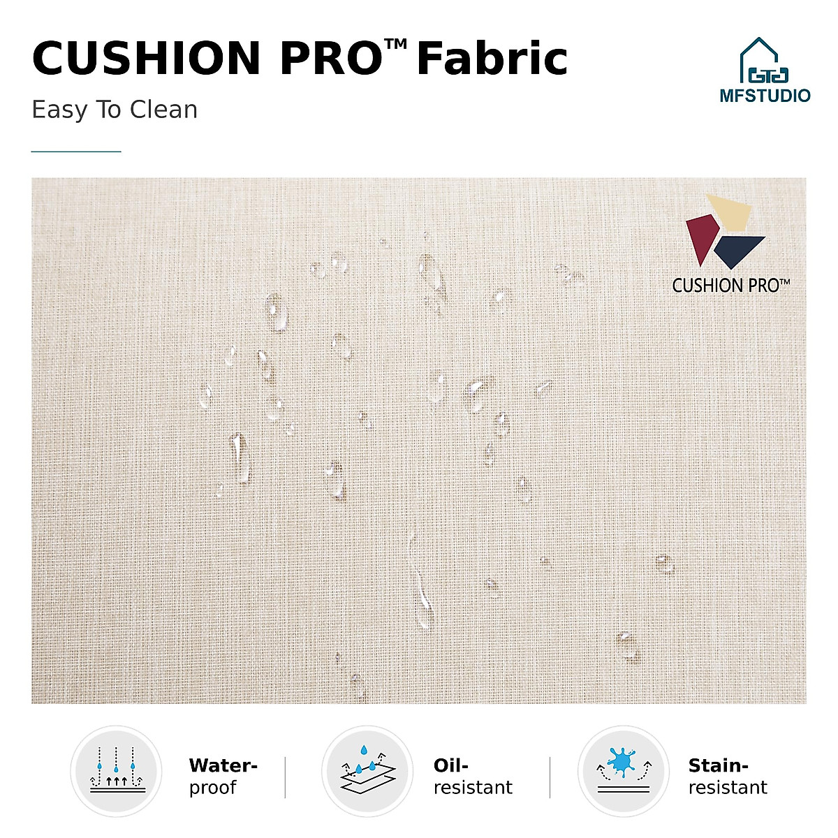 MFSTUDIO 9 PCS Patio Dining Sets with 8 Swivel Chairs and 1 Large Square Table, All Weather Heavy Duty Black Frame, Outdoor Furniture for 8