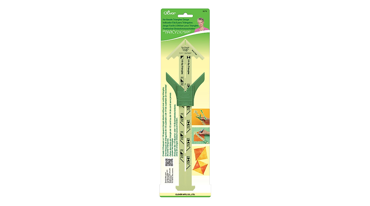 No Hassle Triangle Gauge by Clover - Perfect for Quilters