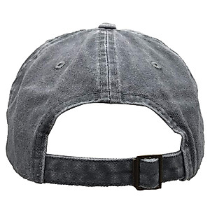 Kamaple Palm Tree Baseball Caps Summer Aloha Beaches Outdoor Adjustable Denim Dad Hat (Palm Tree Sunset Grey, one Size)