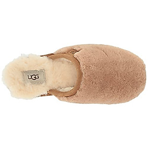 UGG Women's Fluffette Slipper, Chestnut/Natural, 8