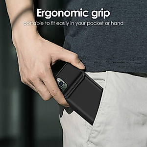 NEWDERY Battery Case for iPhone 11 Pro Max, 10000mAh Portable Protective Charging Case Extended Rechargeable Battery Power Bank for 6.5 Inch iPhone 11 Pro Max (Black)