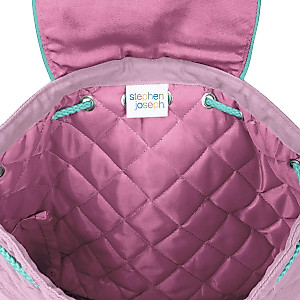 Stephen Joseph Girls Quilted Unicorn Backpack and Lunch Box for Kids