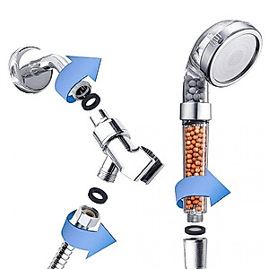 PAGOW 10pcs 1/2" Shower Head Screen Filter Gasket + 10pcs Rubber Washer, Stainless Steel Seal O Ring Hose Net 40 Mesh for 1/2" Fixed and Handheld Shower Head Hose, Water Faucet, Garden Hose (20pcs)