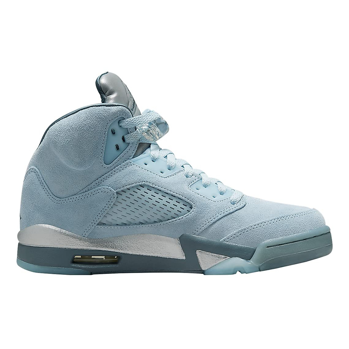 Nike Jordan Womens WMNS Air Jordan 5 Retro DD9336 400 Blue Bird - Size 8.5W, Photo Blue/Football Grey-metal, 8.5