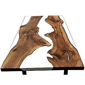 Epoxy Table, Live Edge Wooden Table, Natural Wood,Dining table, Natural Epoxy Table, Resin Table, Epoxy Resin River Table