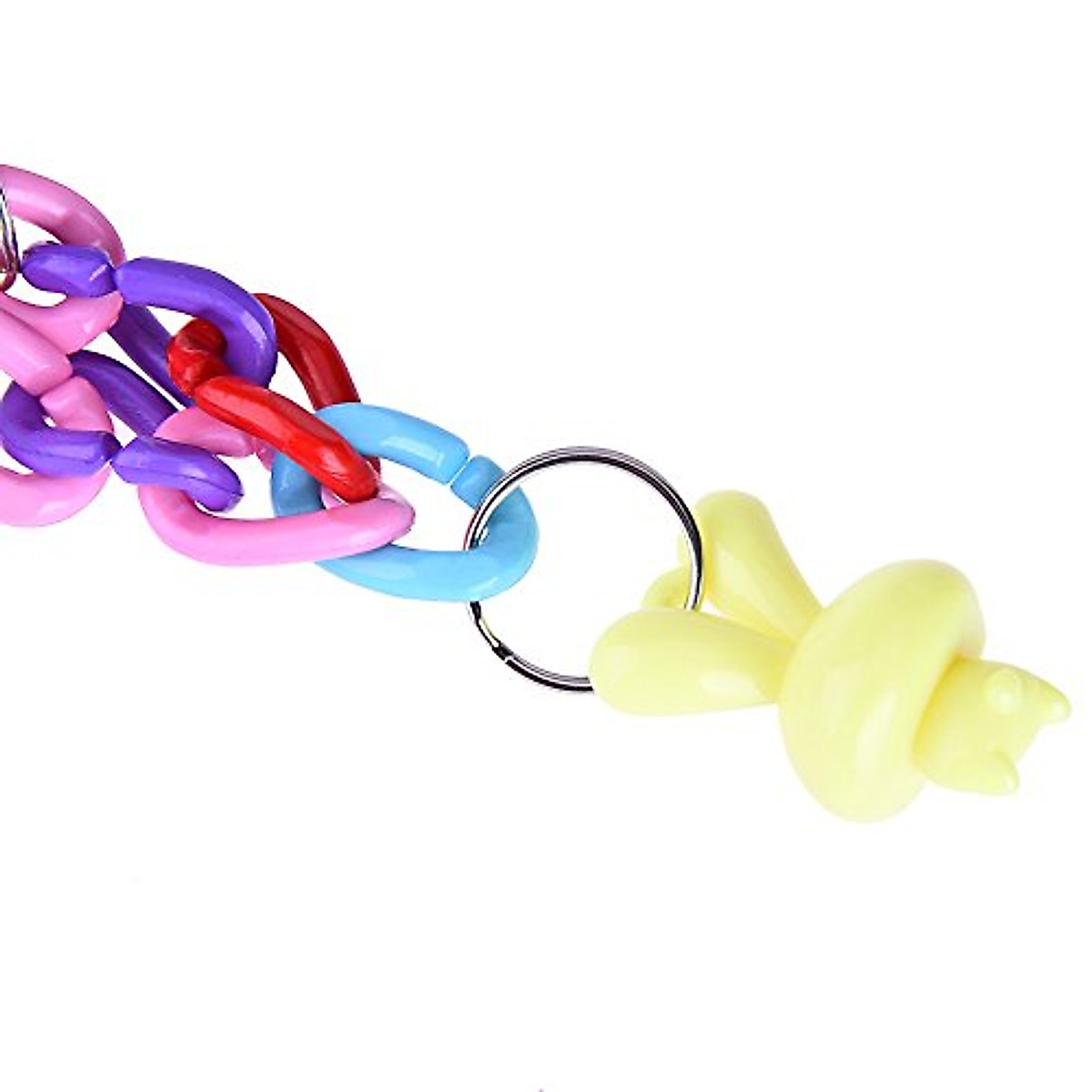 Hypeety Bird Parrot Foot Toy Chewing Swing Bite Toy Plastic Parrot Toys