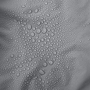 Bath Bliss Heavy Shower Curtain Liner, 12 Rust Resistant Metal Grommets, 3 Weighted Magnet Hem, Silver