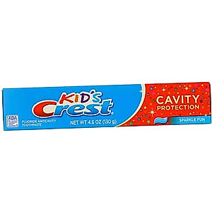 Crest Toothpaste Kids' Cavity Protection, Sparkle Fun Flavor 4.60 oz