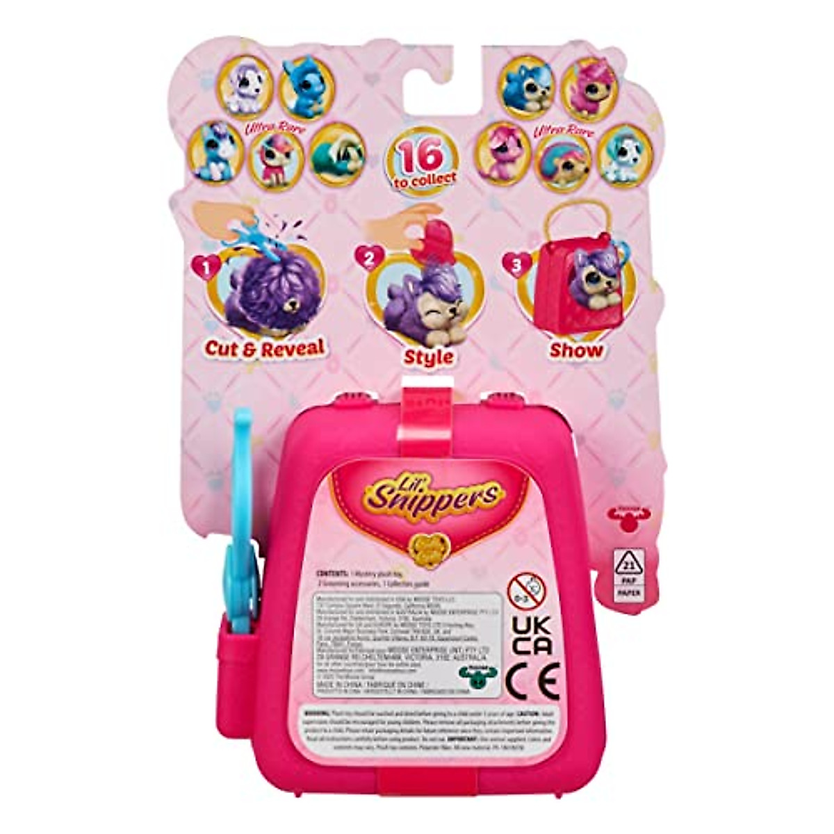 Little Live Pets | Scruff-a-Luvs | Cutie Cuts Lil Snippers Twin Pack | Cut Fur, Reveal, Groom & Love Plush Rescue pet - Styles May Vary