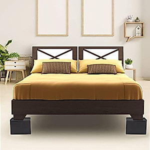 Fdit 4 Sets Furniture Riser Skid Avoidant Rubber L Shape Couch Risers Suitable for Bed Chair Washing Machine