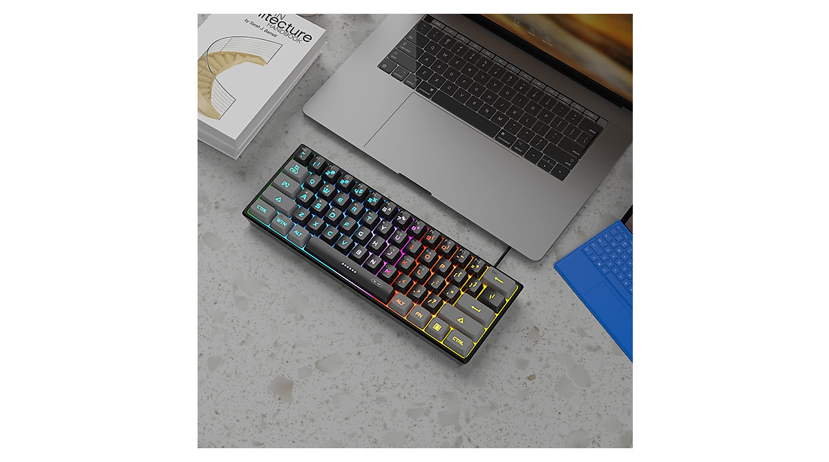 MageGee Mini 60% Gaming Keyboard - Compact & RGB