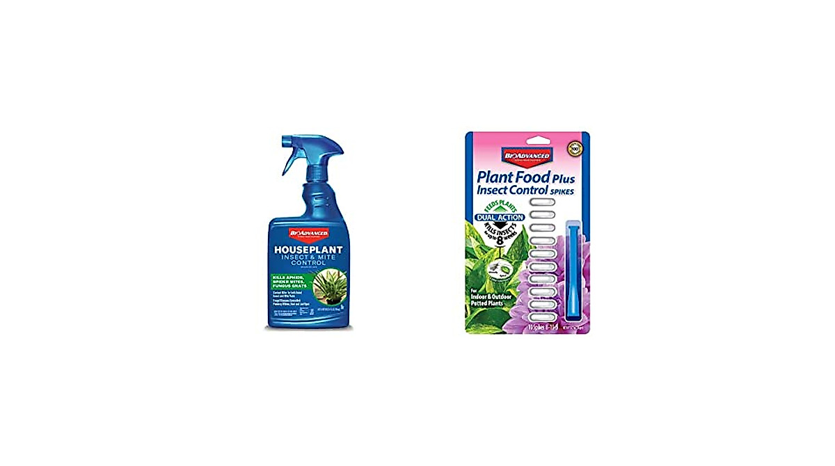 BioAdvanced: Houseplant Insect & Mite Control + Plant Food Spikes