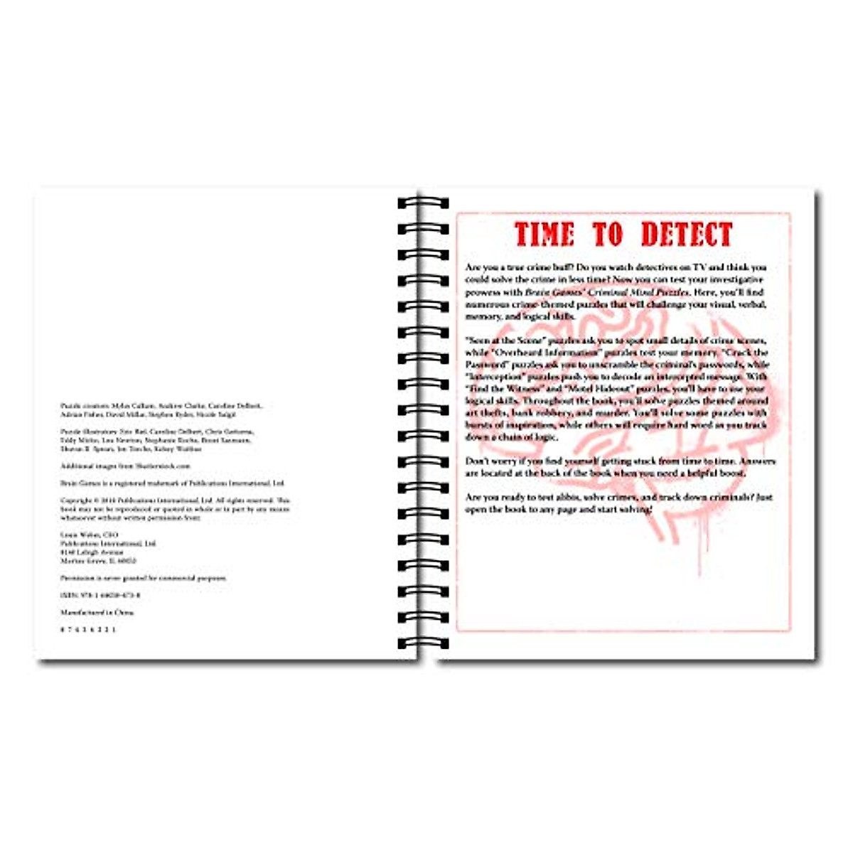 Brain Games - Criminal Mind Puzzles: Collect The Clues And Crack The Cases