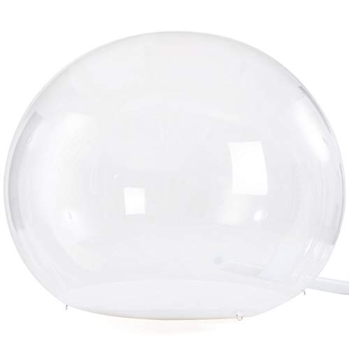 Bubble Tent Outdoor Party Wedding Inflatable Air Blower Bubble Tent Single Tunnel Luxury Dome Bubble Tent D Ring Secured Camping Gazebo 6.5Ft (Fully Transparent(Round))