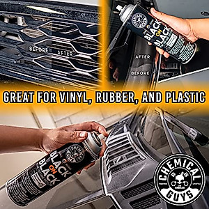 Chemical Guys AIR_SPRAY_1 Black On Black Instant Trim Shine Exterior Spray Dressing & Protectant, (Safe for Cars, Trucks, SUVs, RVs, & More) 11 fl oz