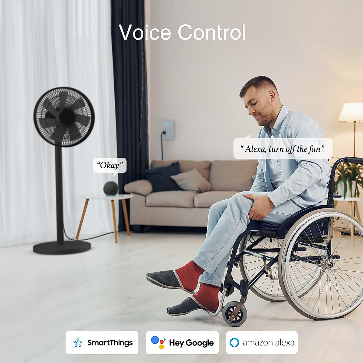 GHome Smart Plug Outlet Extender, Surge Protector with 3 Individually Controlled Smart Outlets and 3 Smart USB Ports, Works with Alexa Google Home, Wall Adapter Plug for APP Control,15A/1800W