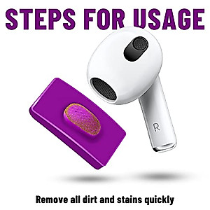 Midukit Cleaner Kit for Airpod, Cleaning Kit compatible with Airpods, Earbud Cleaning Putty, fits Earbud Phone Ear Wax Dirt, Cleaner Putty with Microfiber Cleaning Cloth & Brushes, Earbud Cleaning Kit