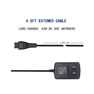 TEVSINPO 5.4V Power Cord for Panasonic 3 4 5 Shaver Electric Blade Charger for ES-LV65-S ES-LA93-K ES-RT51-S ES-LA63-S ES-LV95-S Power Charger Replacement Power Cord Supply for Panasonic Razor