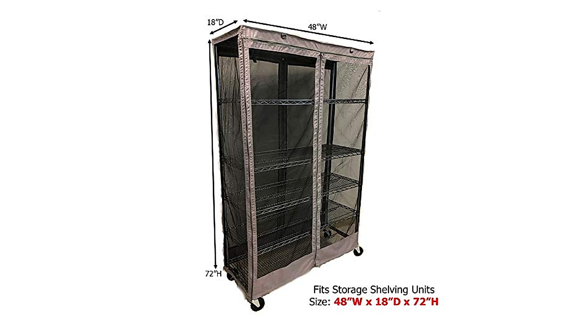 Formosa Covers Storage Shelving Unit Cover for 48x18x72 Shelves