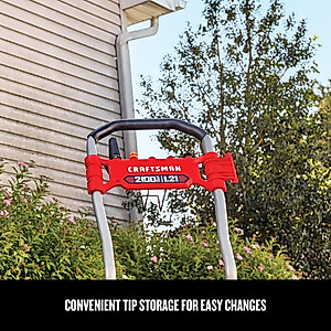 CRAFTSMAN Electric Pressure Washer, Cold Water, 2100-PSI, 1.2 GPM, Corded (CMEPW2100)