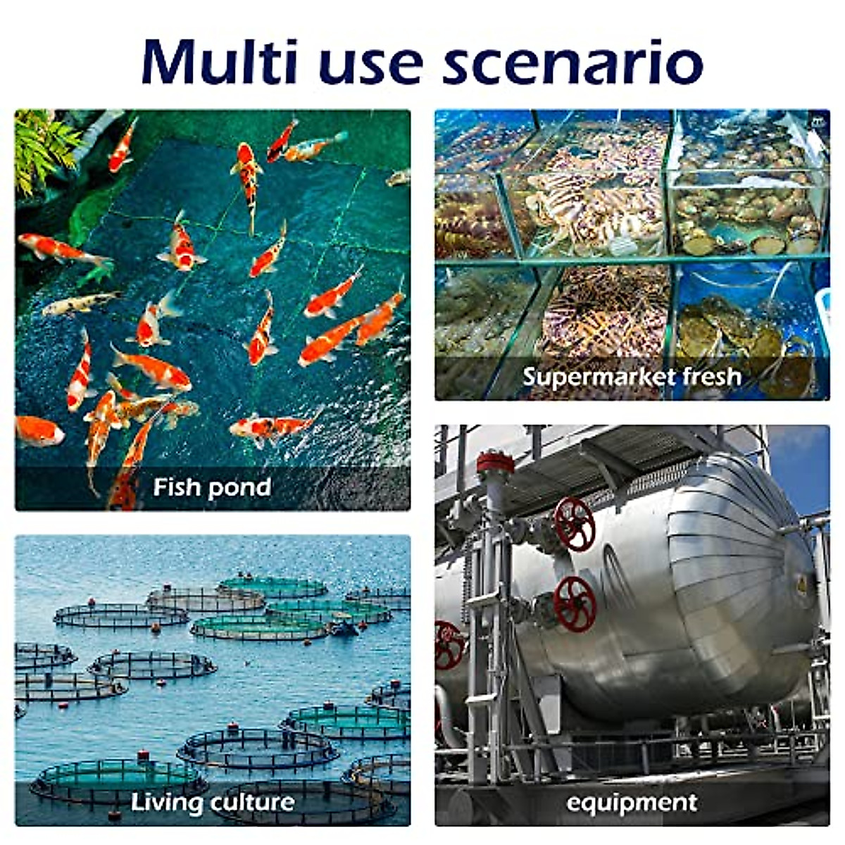 CANVUNTHY Linear Air Pump AP40 for Pond Aeration, Septic Air Pump, Hydroponic Air Pump, Pond Air Pump, 635GPH for Pond, Waste Treatment, Aquarium, Fish Farm, Seafood Restaurant (AP80-1350GPH)