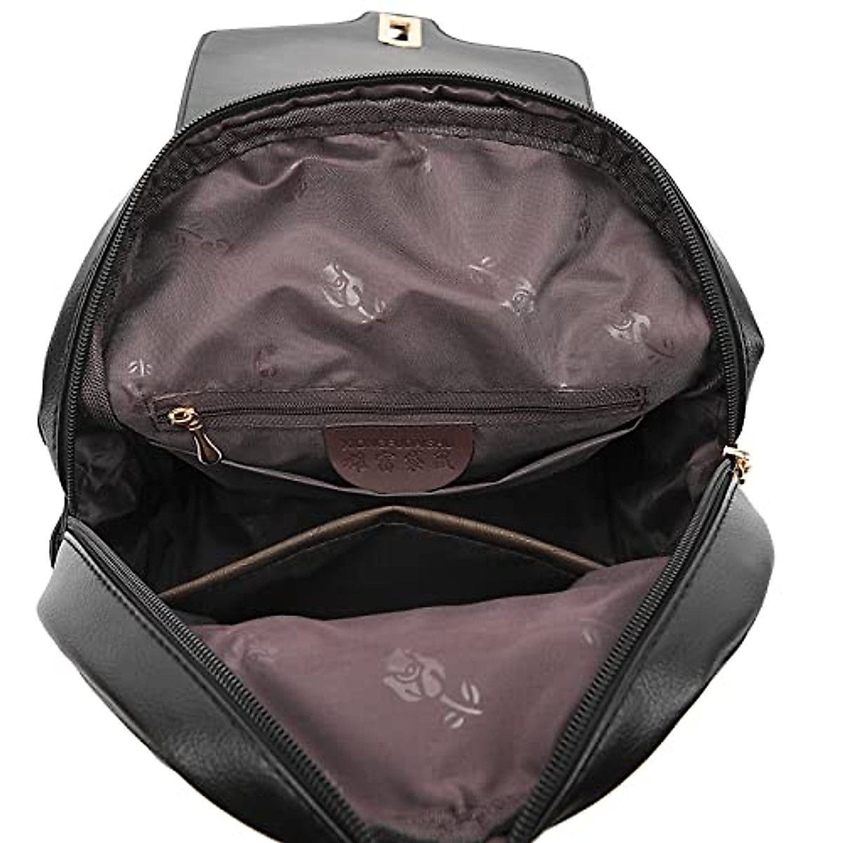 Anti-theft Backpack Purse Ladies Shoulder Bag Soft Leather Backpack Ladies Backpack Ladies Large Capacity Bag,Black Backpack,27 * 12 * 33CM