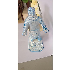 Hold The Doorstop Hodor Door Stop Cast Iron (White & Blue)