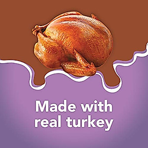 Purina Friskies Gravy Pate Wet Cat Food, Extra Gravy Pate With Turkey in Savory Gravy - (24) 5.5 oz. Cans