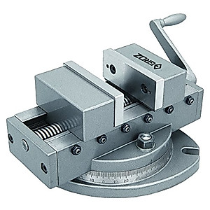 Groz 35040 4" Precision Self Centering Vise, with Milled Slot