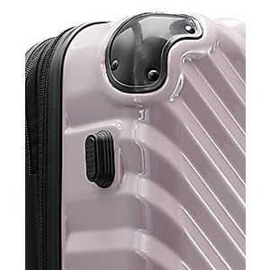 Karl Lagerfeld Paris Women's Suitcase Spinner Wheels Hardside, Lilac, One Size