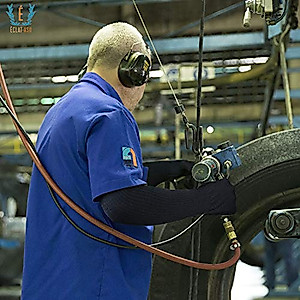 100% Kevlar Gloves with Sleeves by Dupont- Anti Scratch, Heat & Cut Resistant Sleeves Gloves, Safety Sleeves- Long Arm Protectors- Welding, Kitchen, Gardening, Pet Grooming & Bite Guard- Black, 1 Pair